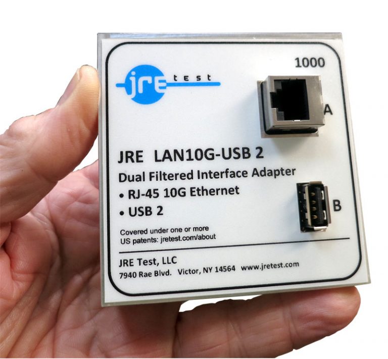 JRE LAN10G-USB 2 Dual Filtered Interface: 10GBASE-T Ethernet and USB 2 ...