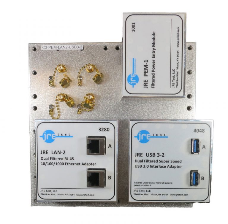 JRE C3-PEM-LAN2-USB3-2 Fast Track Populated I/O Plate - JRE Test