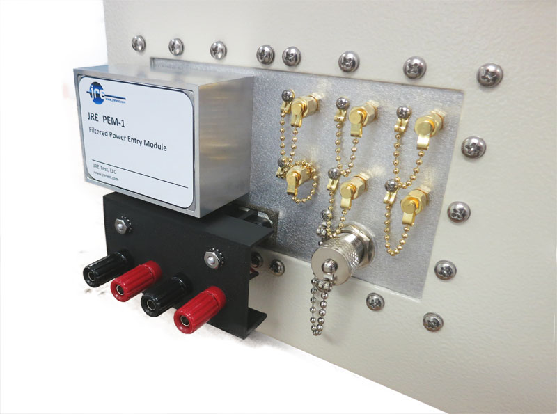 Filtered Banana Jack, 4 Terminals - JRE Test